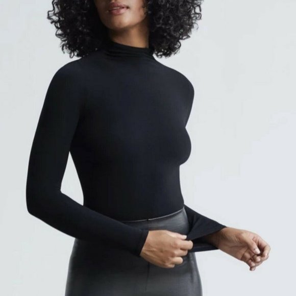 Commando | Tops | Commando Ballet Mock Neck Ls Thong Bodysuit | Poshmark